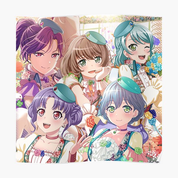 "BanG Dream Bandori Kaoru Rokka Sayo Ako Maya Elegant Fiore Edit ...