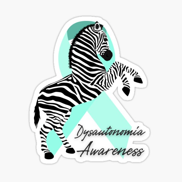 "Dysautonomia Awareness Ribbon" Sticker for Sale by ElleHazlett | Redbubble