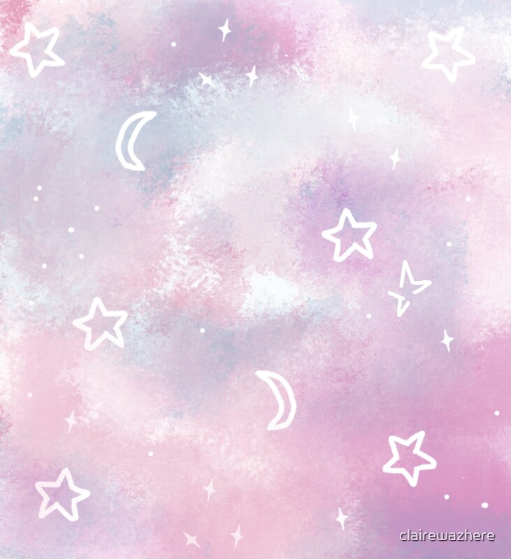 "Pastel Starry Night" by clairewazhere | Redbubble