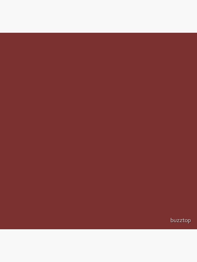 Deep Tuscan Red 66424d Rgb Color Sticker By Buzztop Redbubble