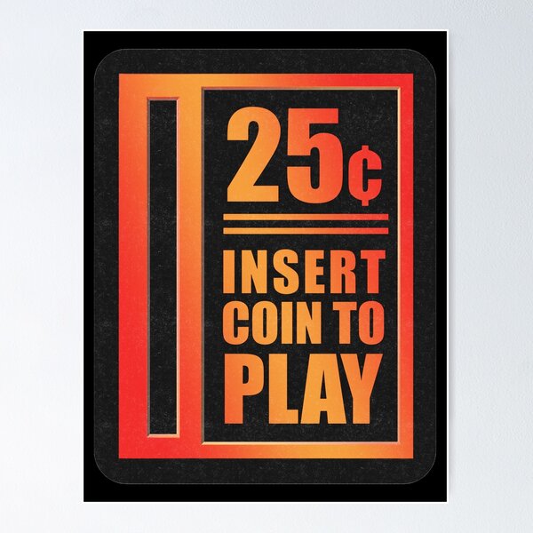 "Vintage Arcade Coin Slot" Poster for Sale by fearcity | Redbubble