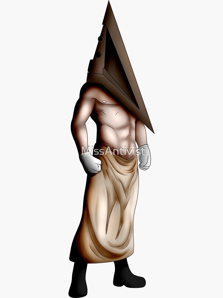 "Pyramid Head" Sticker by MissAntivist | Redbubble