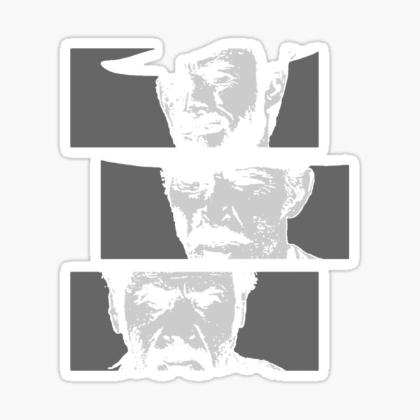 "Blondie, Tuco-tli7b Angel Eyes," Sticker by burneylovelnqpk | Redbubble