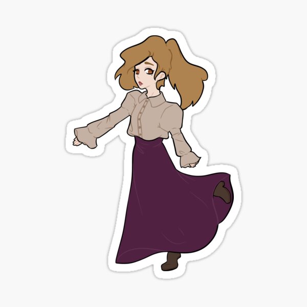"Commoner Girl" Sticker by Steampunk56 | Redbubble