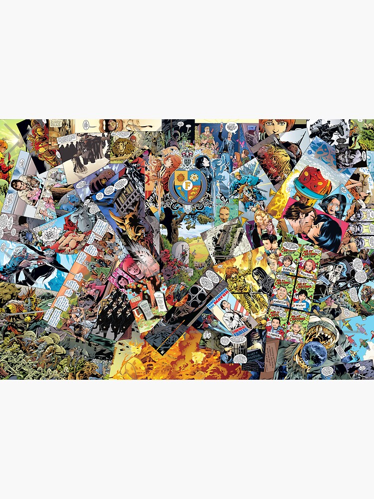 "fables,collage,snow white,bigby wolf,boy blue,beauty,beast,wolf,rose ...