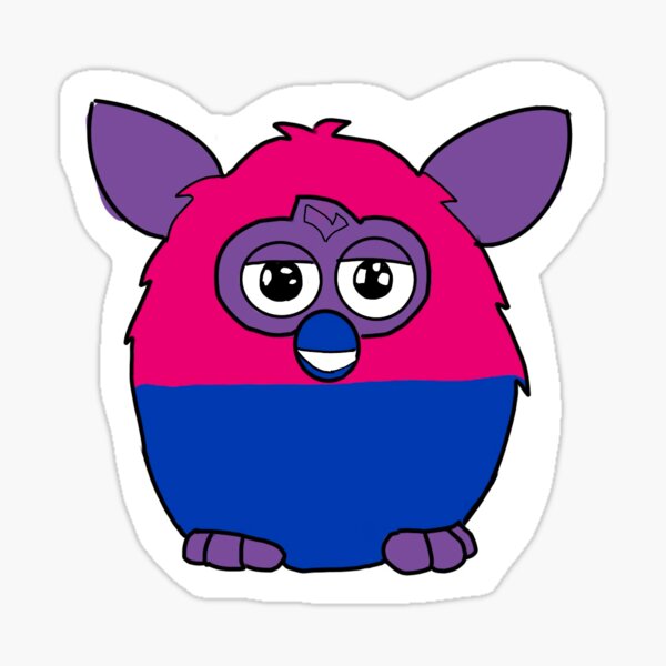 "bisexual bi pride sticker" Sticker by eilifrutherford | Redbubble