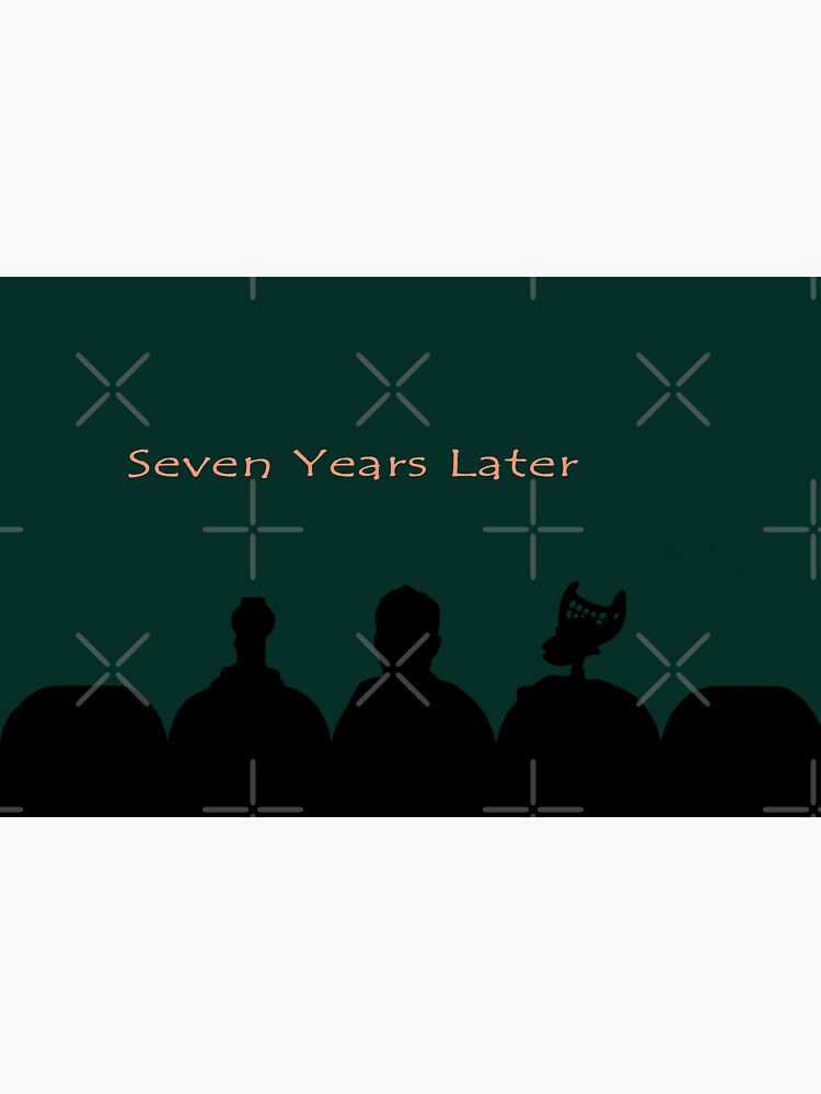 "Seven Years Later" Sticker by Bigcity | Redbubble