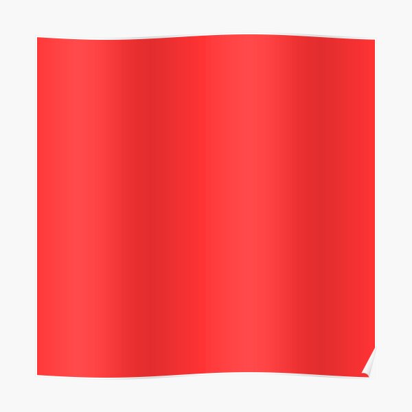 "Cadmium Red #D22B2B, RGB color" Poster for Sale by buzztop | Redbubble