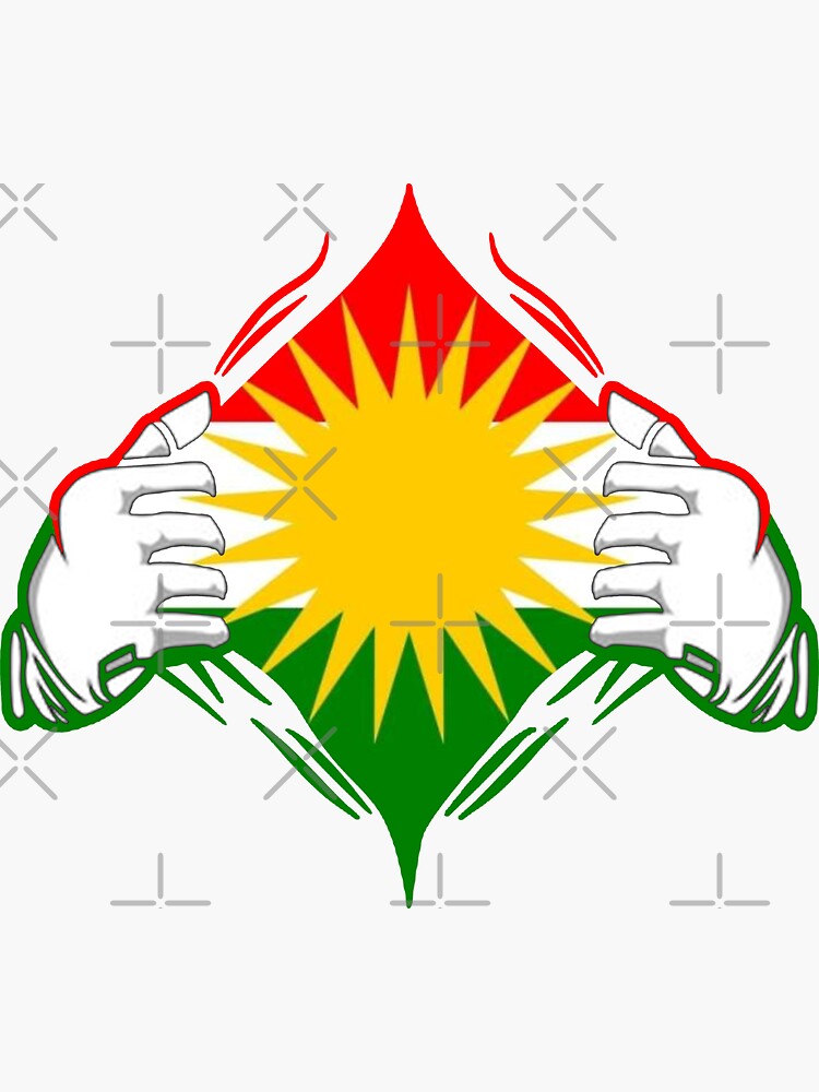 "KURDISTAN Flag,Kurdish Flad" Sticker by KurdishShops | Redbubble