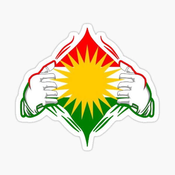 "KURDISTAN Flag,Kurdish Flad" Sticker by KurdishShops | Redbubble
