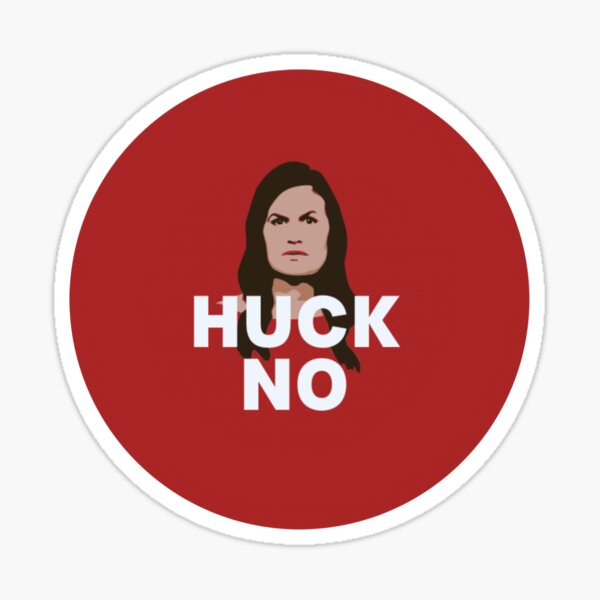 "Huck No!" Sticker by UCAYD | Redbubble