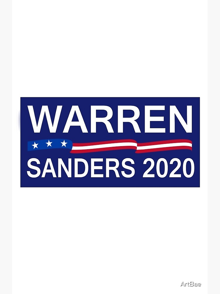 "Warren Sanders 2020" Poster for Sale by ArtBae | Redbubble