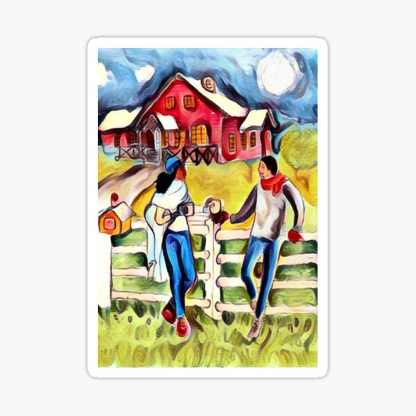 "Hi Neighbor" Sticker by Bubblesfontaine | Redbubble