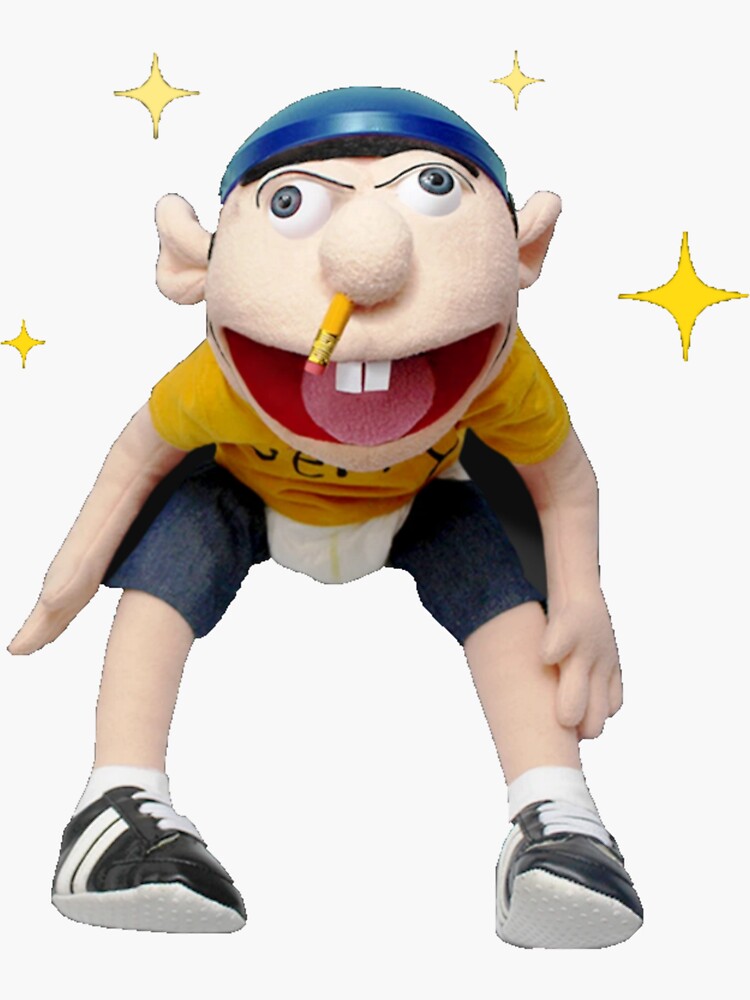 "SML JEFFY LOGO" Sticker by EricCarmi710 | Redbubble