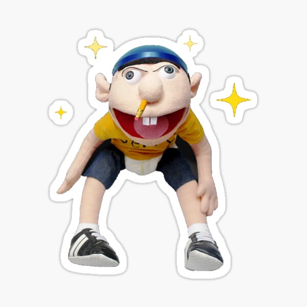 "SML JEFFY LOGO" Sticker by EricCarmi710 | Redbubble