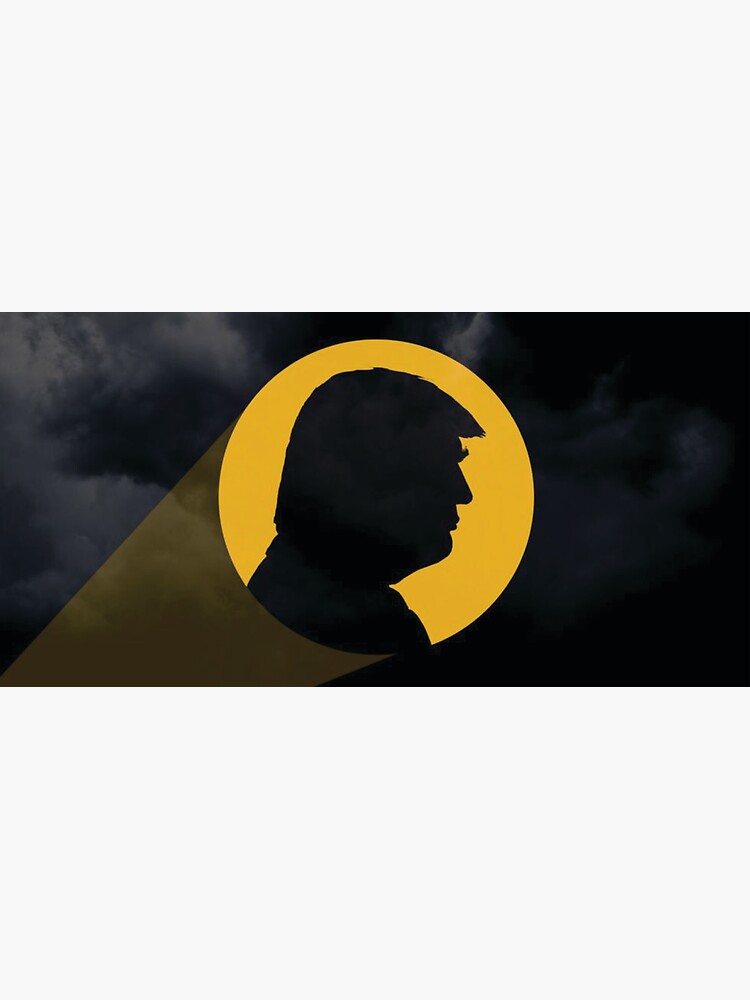 "Trump Bat Signal MAGA USA " Sticker for Sale by muchmeme | Redbubble