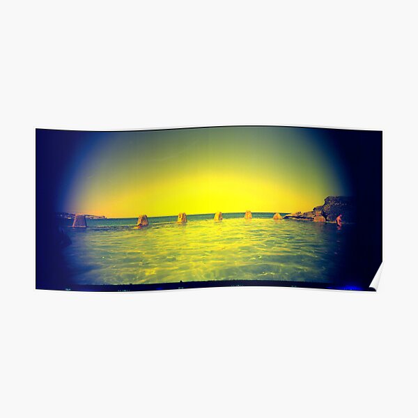 "Coogee rockpool" Poster for Sale by JuileeP | Redbubble