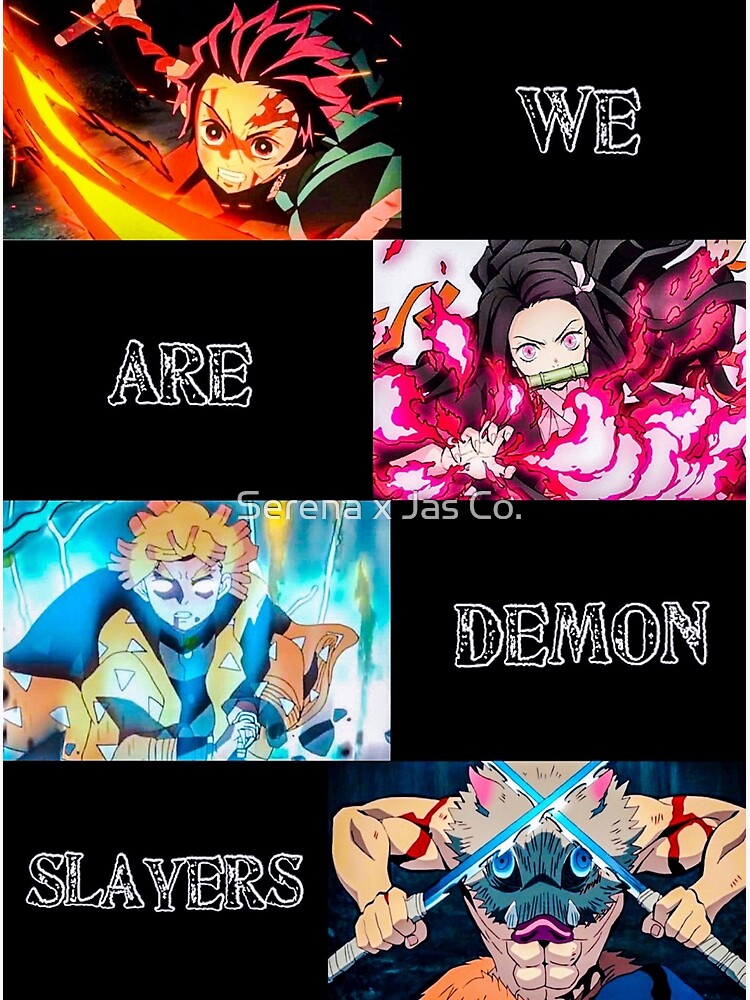 "Demon Slayer Gang " Poster by Sukhman13 | Redbubble