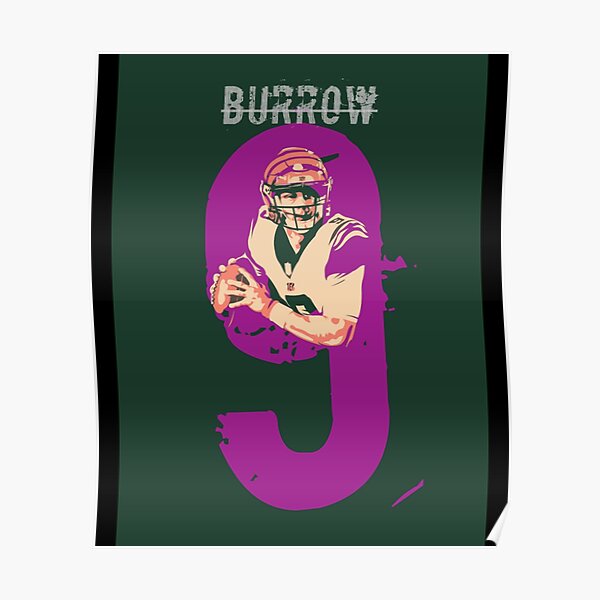 "Joe Burrow " Poster for Sale by TrendiDesigns | Redbubble