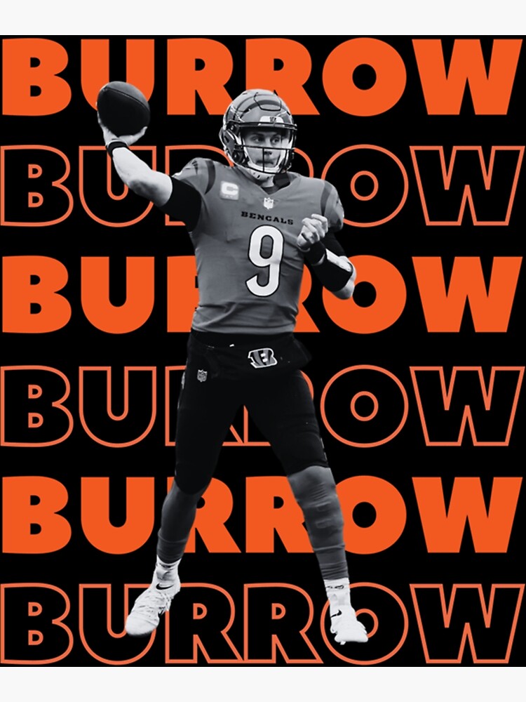 "Joe Burrow " Poster for Sale by TrendiDesigns | Redbubble