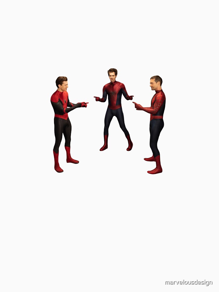 "spidey point meme" T-shirt for Sale by marvelousdesign | Redbubble ...
