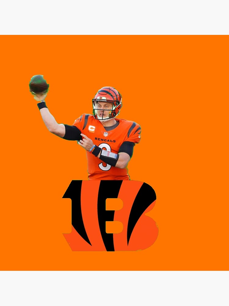 "joe burrow bengals Chiffon Top" Sticker by TrendiDesigns | Redbubble
