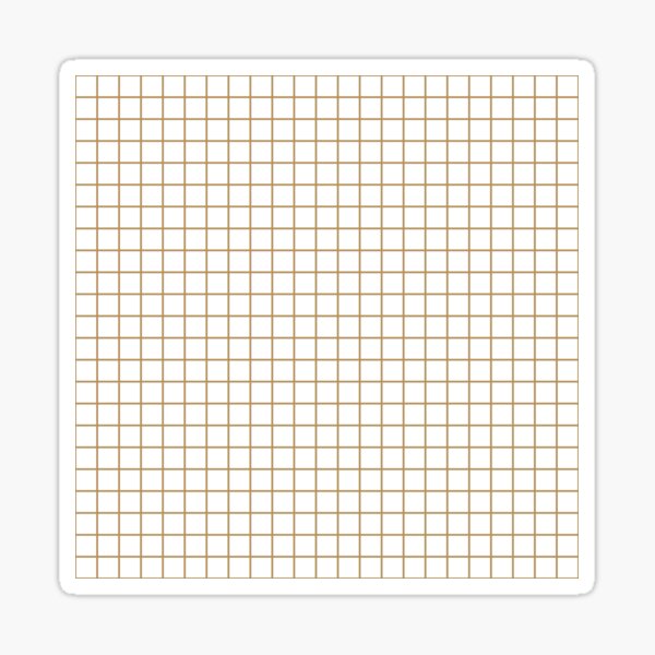 "Tan Grid Lines | Beautiful Interior Design" Sticker by infinitehue-3 ...