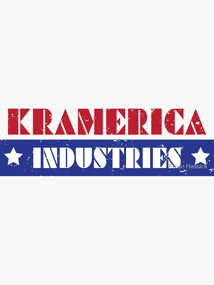 "Kramerica Industries" Sticker for Sale by Ethan Hassick | Redbubble