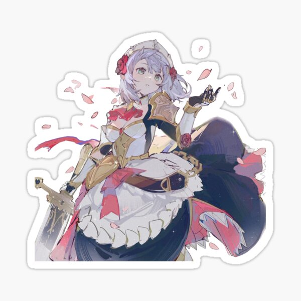 "Noelle Genshin Impact" Sticker by Animecomic | Redbubble