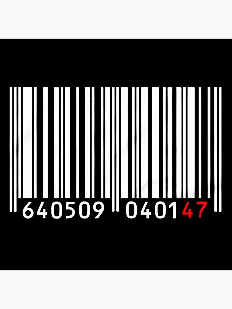 "47 Barcode" Art Board Print for Sale by lilihanggara | Redbubble