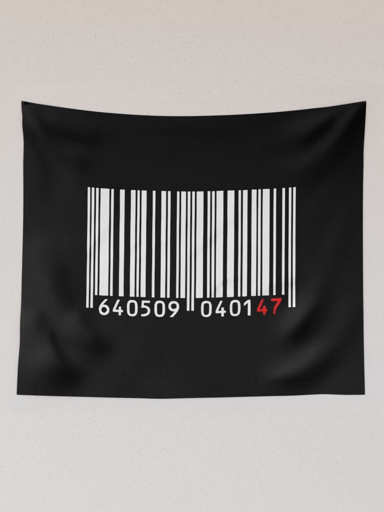 "47 Barcode" Tapestry for Sale by lilihanggara | Redbubble