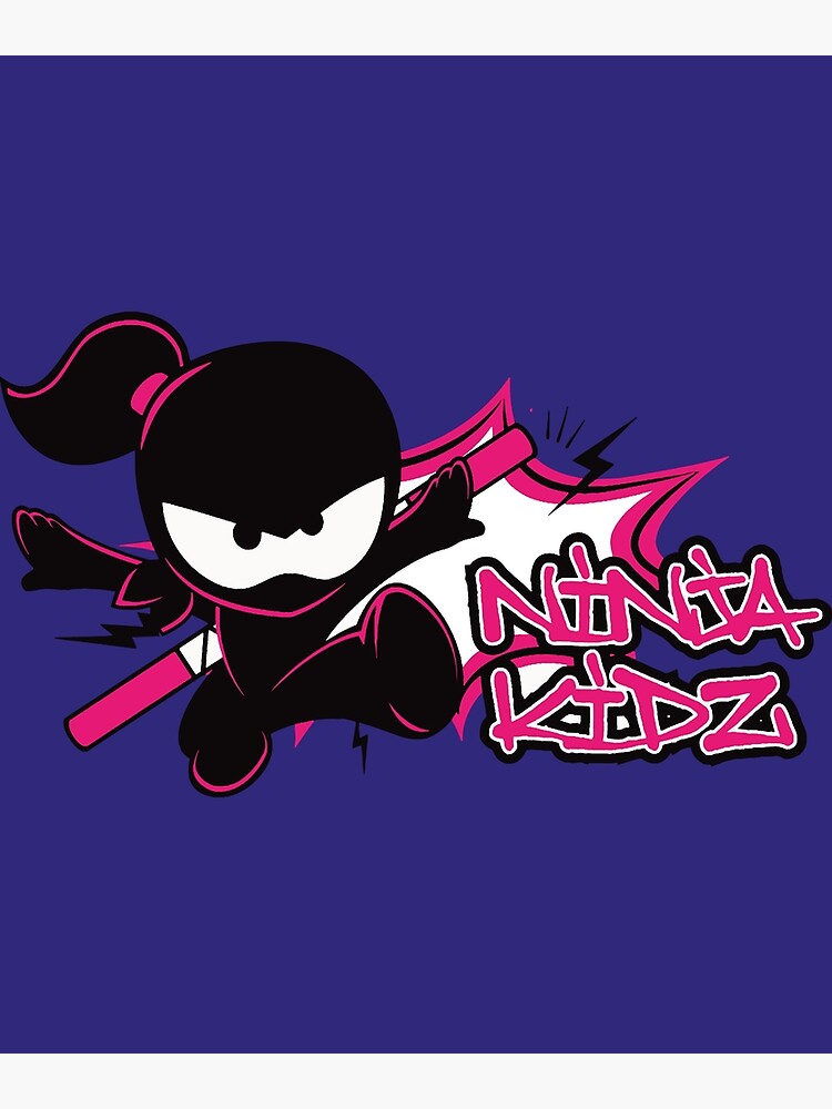 "Ninja Kidz Pink Sticker Copy Copy Copy" Poster for Sale by ...