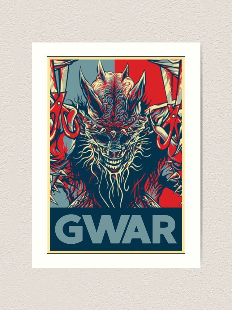 "JAWS OF DEATH GWAR" Art Print for Sale by Lillieborden | Redbubble