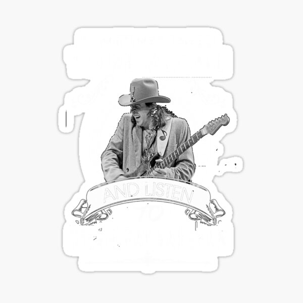 "rock Band Stevie Ray Vaughan" Sticker by QuriiousShop | Redbubble
