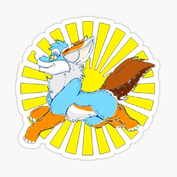 "Wolf Furry Fursona" Sticker for Sale by sarahlumley15 | Redbubble