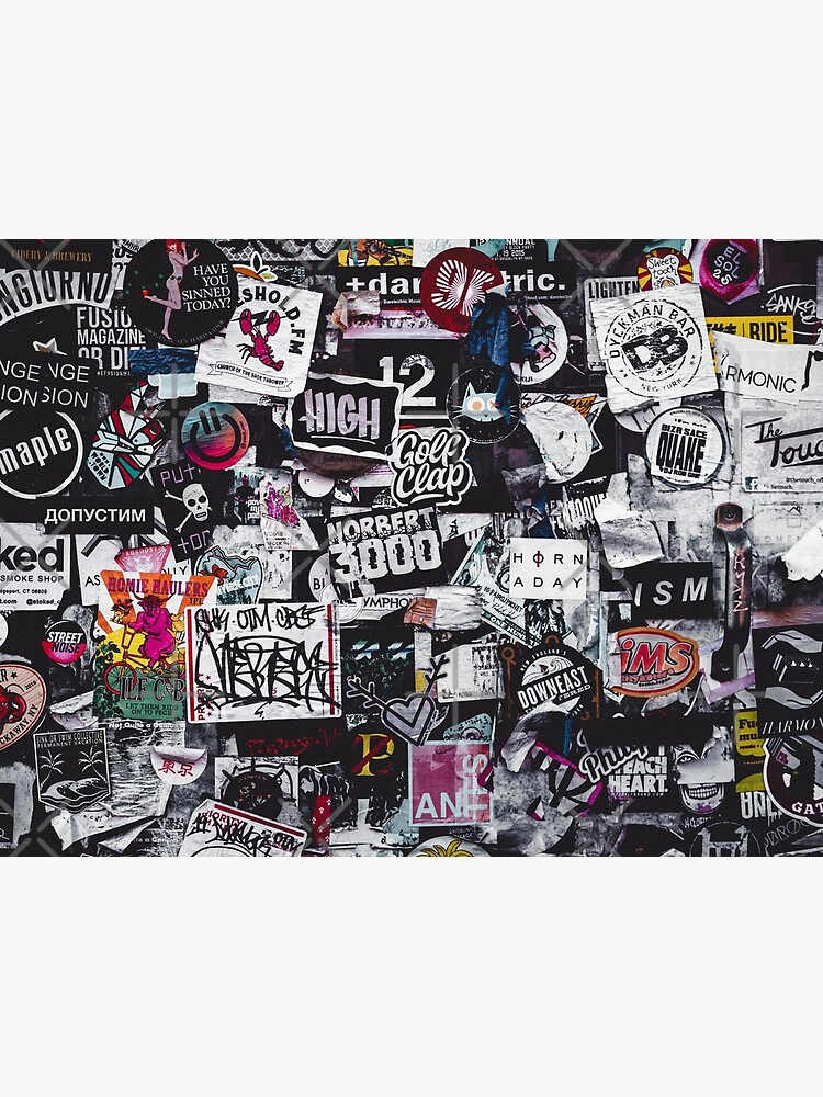 Póster «Colección de afiches, calcomanías, insignias, diseño de ...