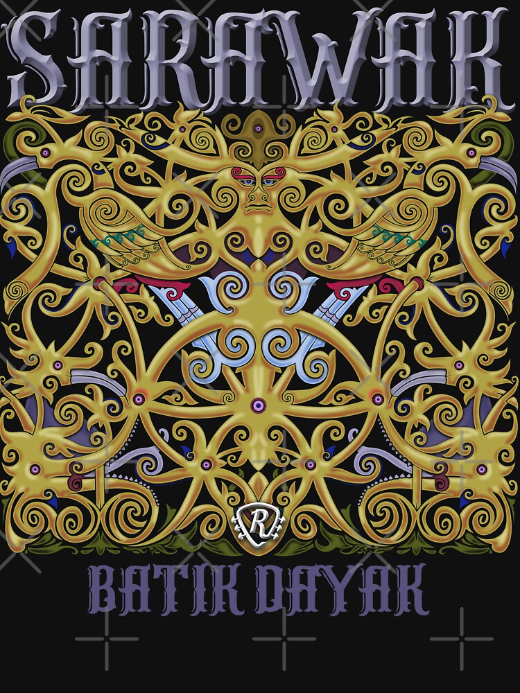 "Sarawak Batik Dayak" Essential T-Shirt for Sale by HexOne | Redbubble