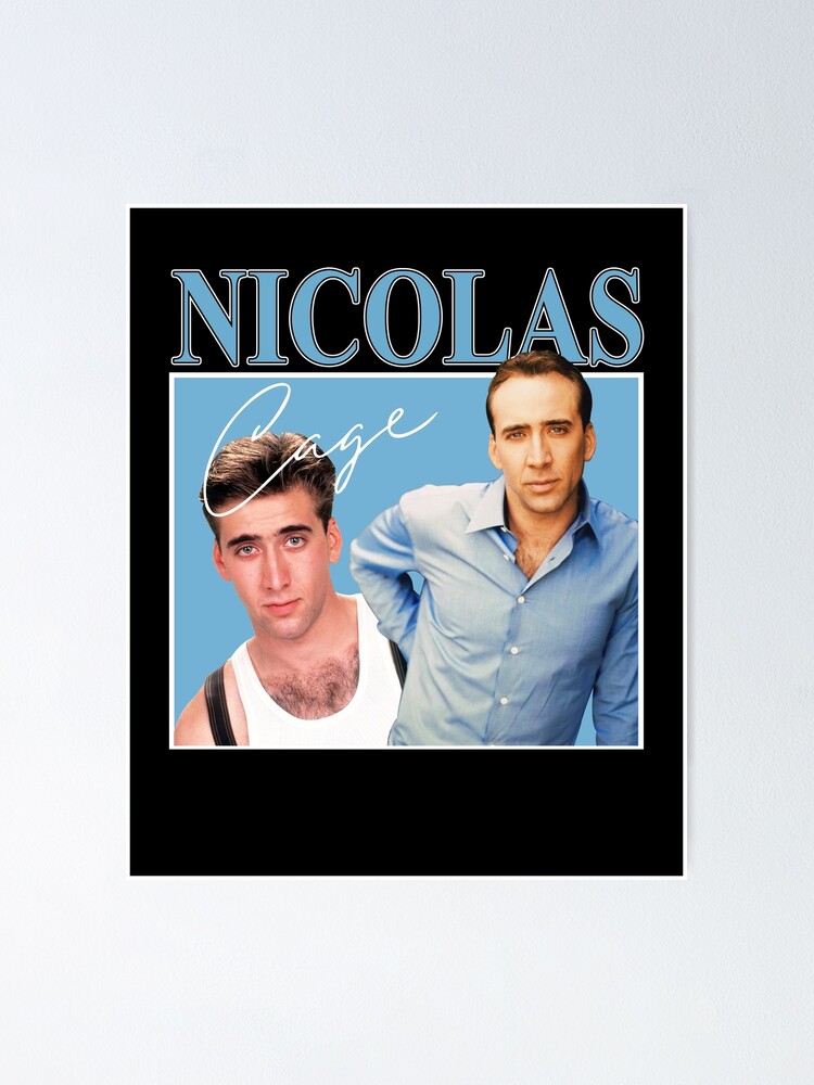 "Nicolas Cage Rap Hip Hop 90s Retro" Poster for Sale by lkhjfgyvbj ...