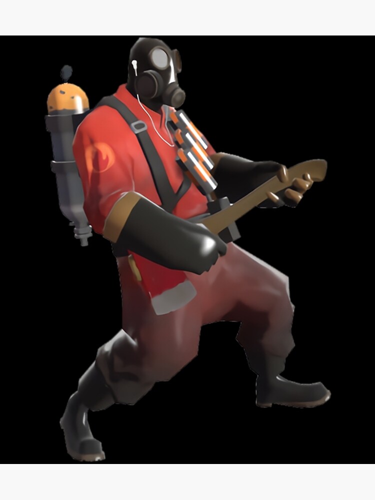 "Team Fortress 2 Pyro Sticker" Poster for Sale by BrettAnth73 | Redbubble