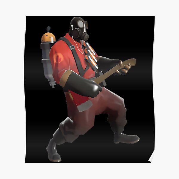 "Team Fortress 2 Pyro Sticker" Poster for Sale by BrettAnth73 | Redbubble
