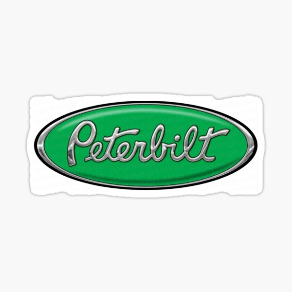 "Logo Peterbilt." Sticker by JeanneDouglas | Redbubble