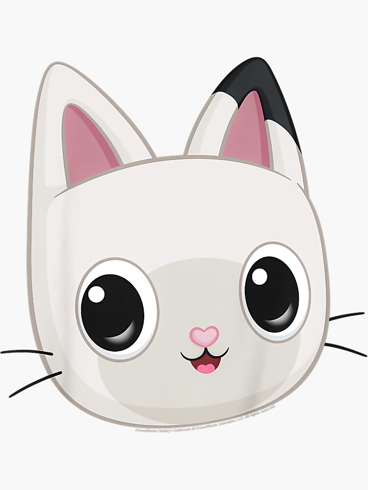 "Kids Gabby's Dollhouse Pandy Paws Big Face" Sticker by Rhettvargas ...