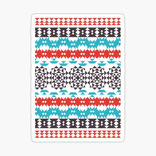 "Native American design 25" Sticker by Chaap | Redbubble
