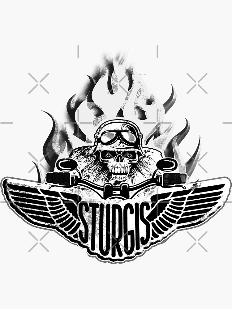 " Sturgis Motorcycle rally" Sticker by DisenyosDeMike | Redbubble