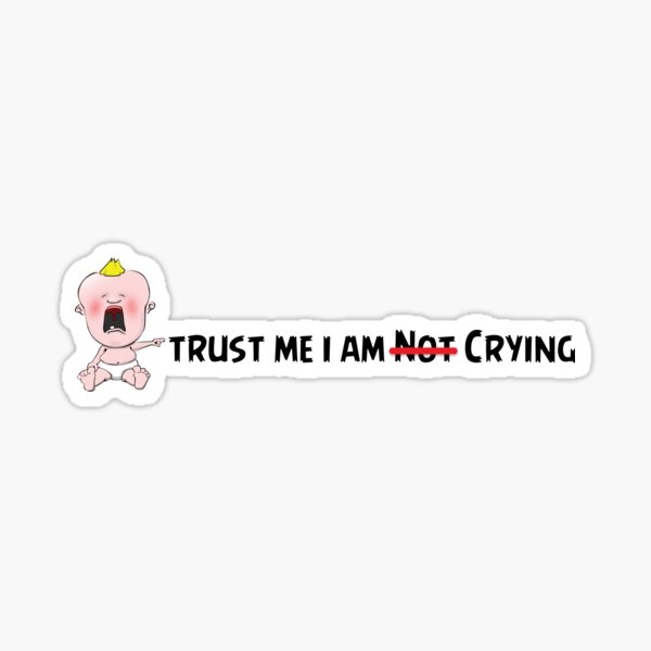 "Crying baby" Sticker for Sale by Graffitist | Redbubble