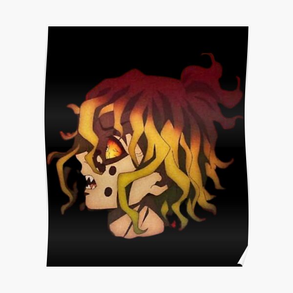 "Demon Slayer Gyutaro " Poster by ManaZonePH | Redbubble