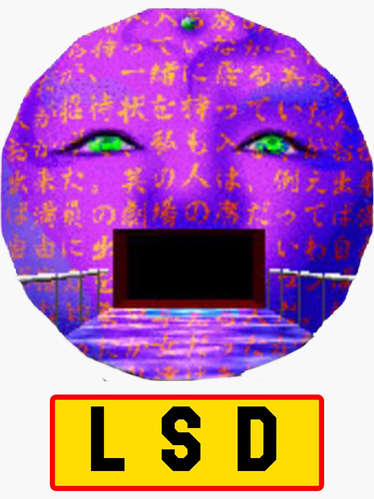 "Purple LSD Emulator Sun" Sticker for Sale by M1lkslyvan | Redbubble