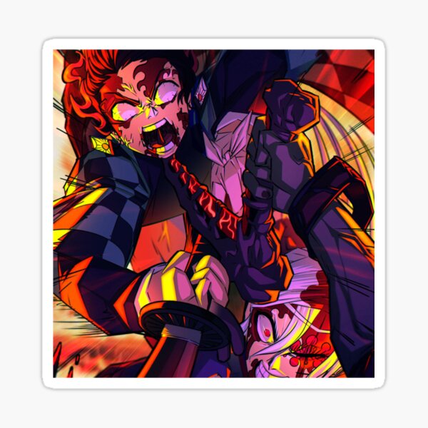 "demon slayer gyutaro - gyutaro " Sticker by ManaZonePH | Redbubble
