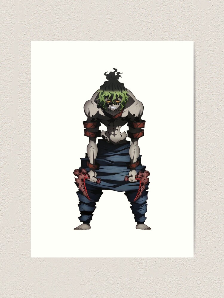 "demon slayer gyutaro - gyutaro " Art Print by ManaZonePH | Redbubble