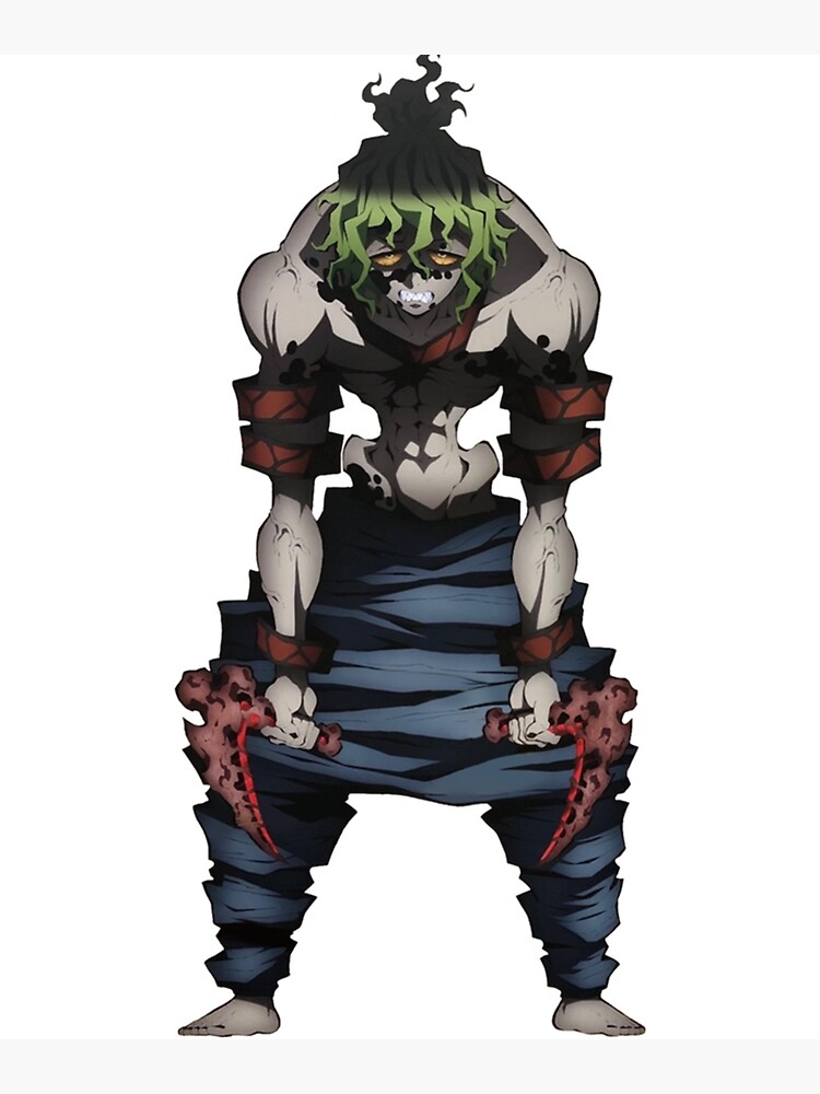 "demon slayer gyutaro - gyutaro " Art Print by ManaZonePH | Redbubble